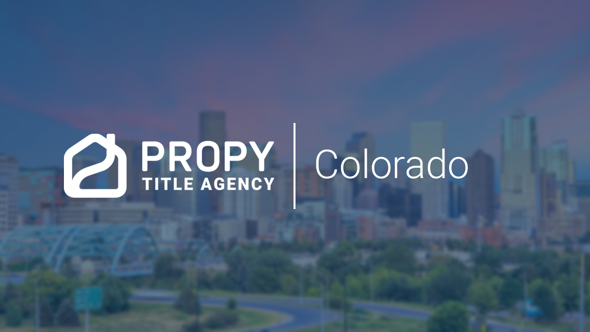 Propy Title Colorado | Title and Escrow Services in Colorado | Propy